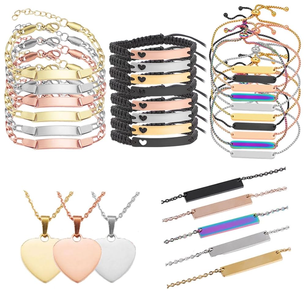 Amazon.com: Laser Engraver Accessories, Jewelry Engraving Materials for Metal Laser Engraver ...