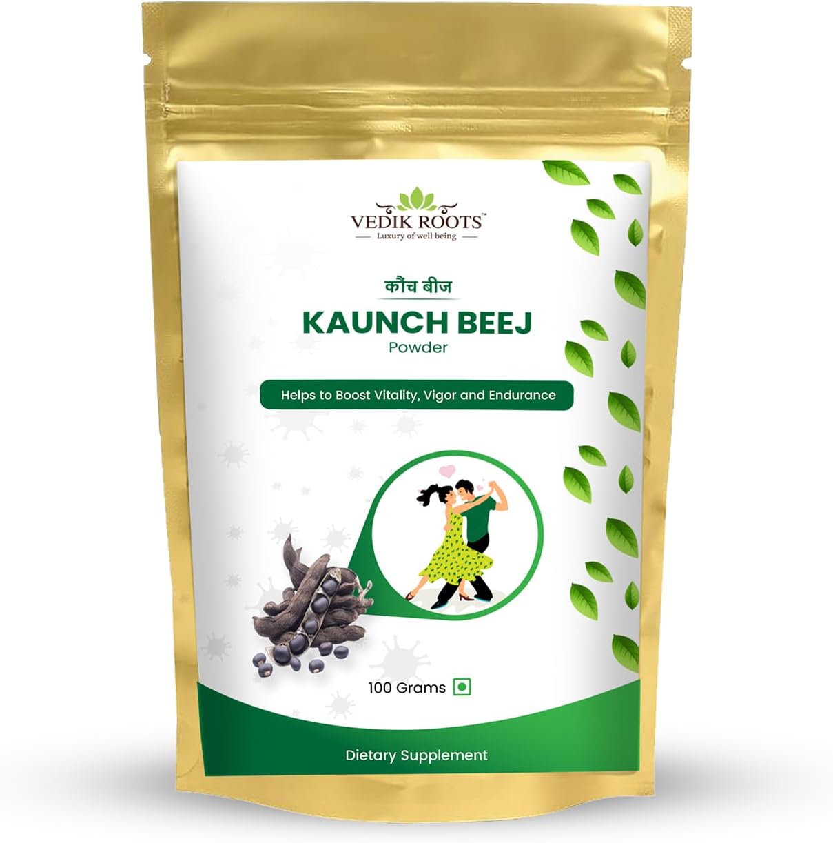 Amazon.com: VEDIKROOTS Kaunch Beej Powder – Natural Ayurvedic Herb for ...