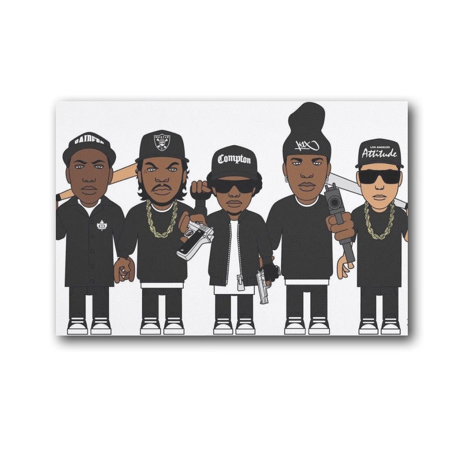 Nwa Cartoon Cartoon Fan Art Lee Everett Drawing, NWA, Destiny, Video