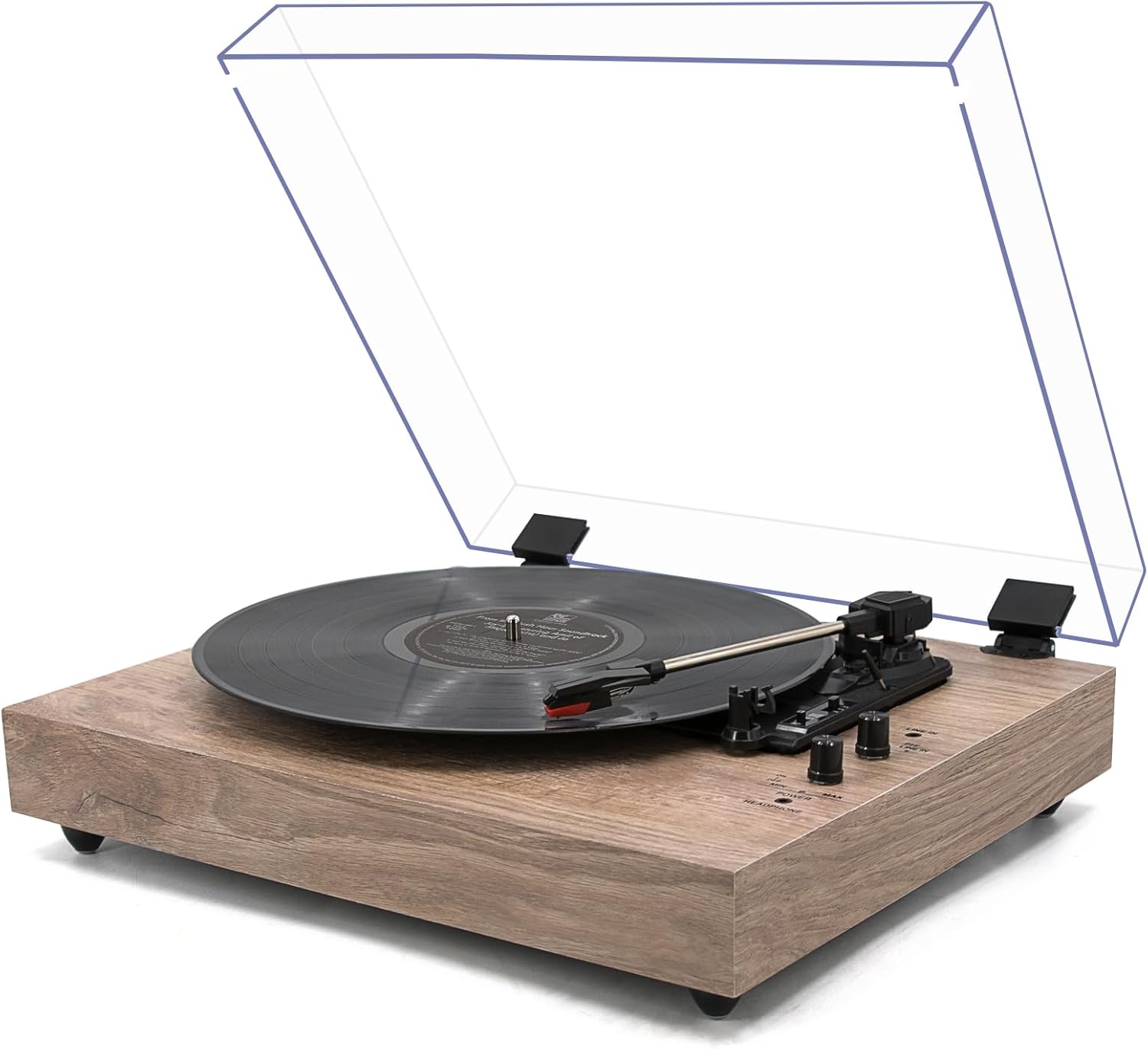 Amazon.com: Vintage 3-Speed Turntable Bluetooth Input Record Player ...