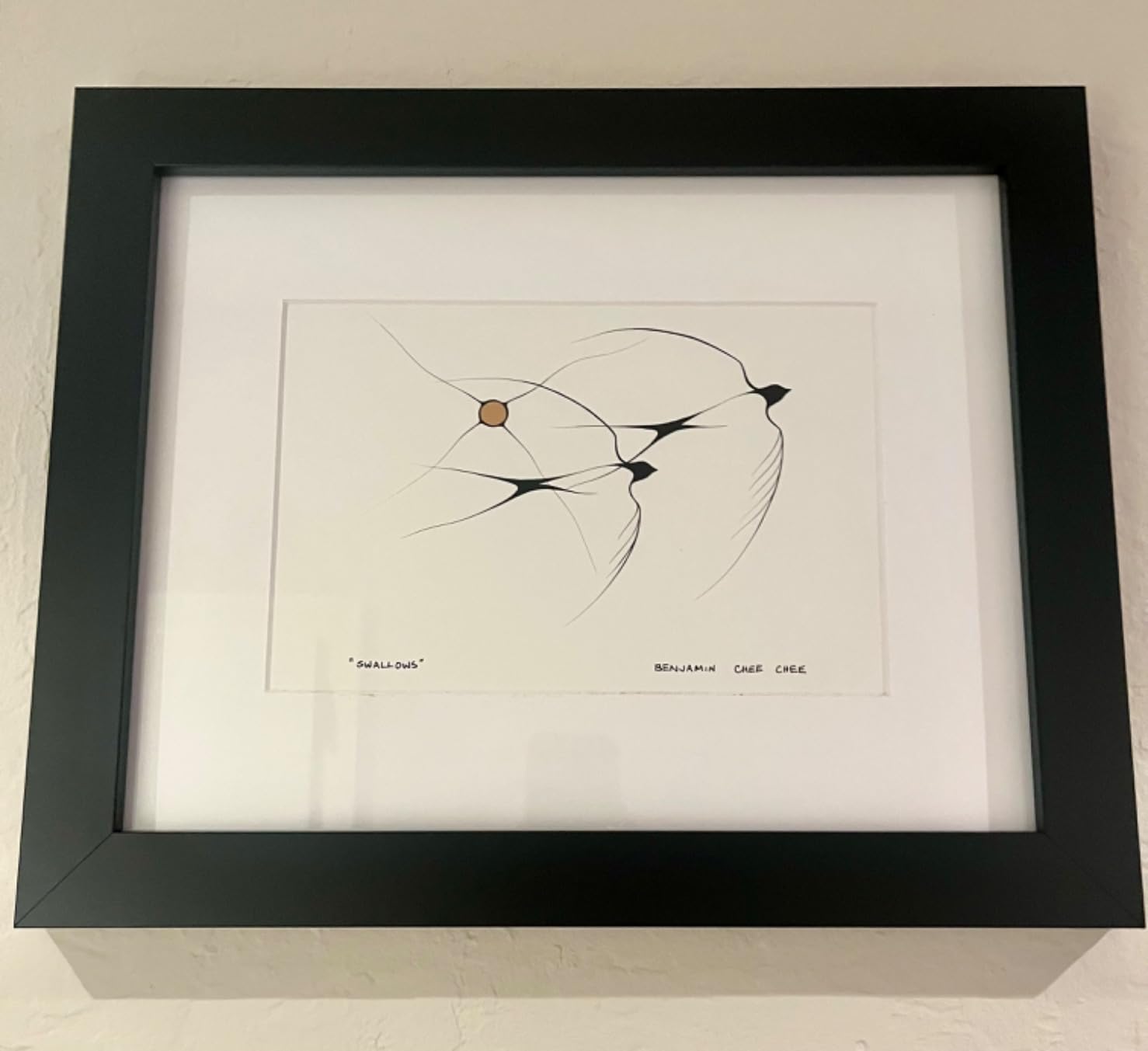 Amazon.com - ArtToFrames 10x11 inch Satin Black Picture Frame with 2 ...