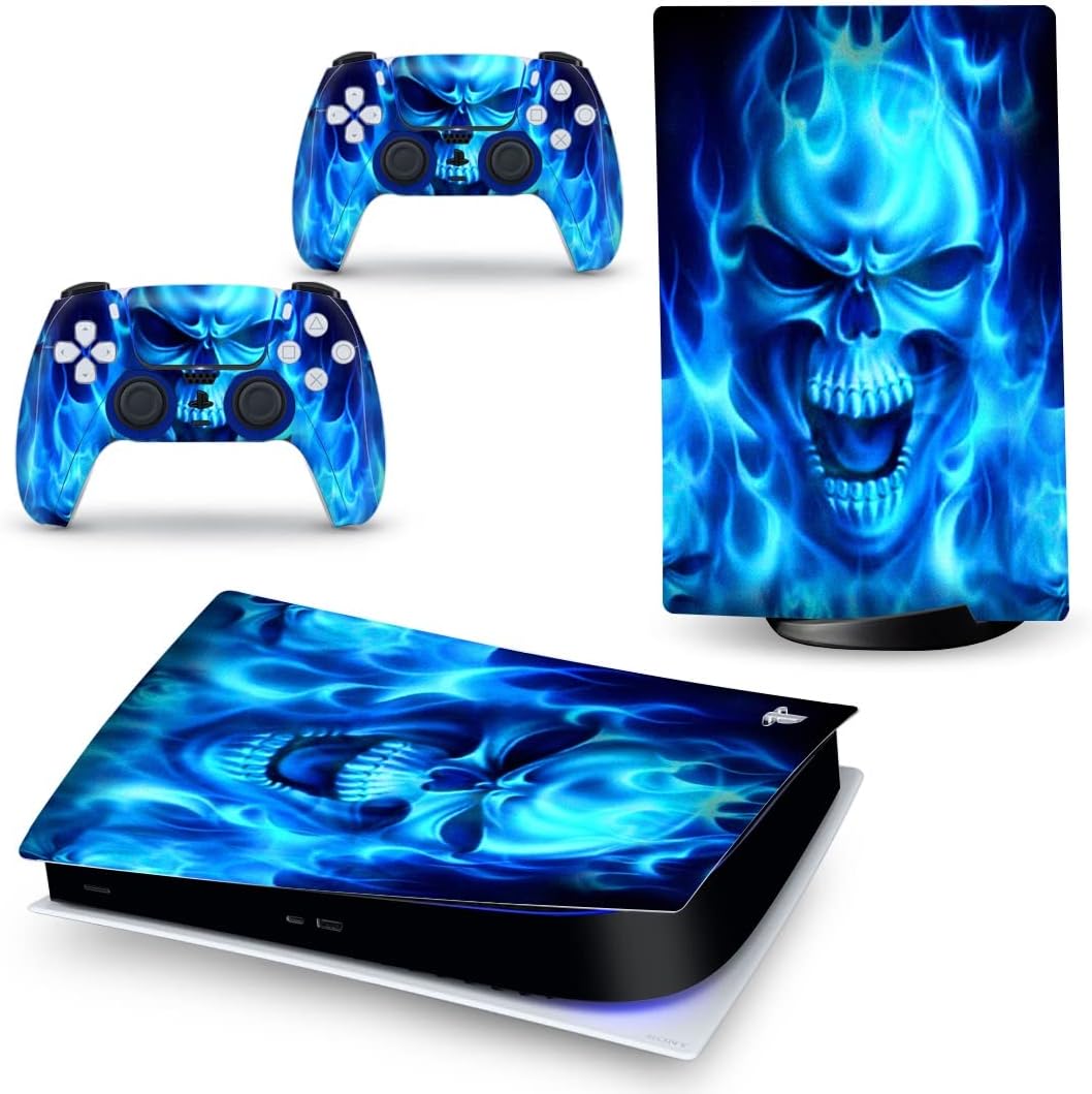 Amazon.com: PS5 Skin Stickers Full Body Vinyl Skins Wrap Decals Cover ...