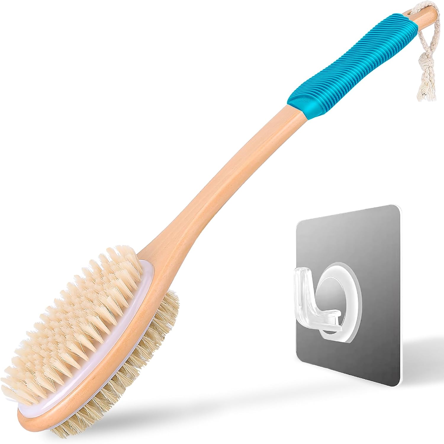 Amazon.com : Long Handle Ergonomically Back Scrubber/Brush for Shower ...