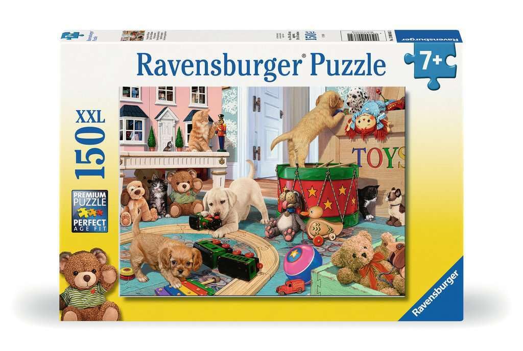 Amazon.com: Ravensburger Little Paws Playtime 150 XXL Piece Jigsaw ...