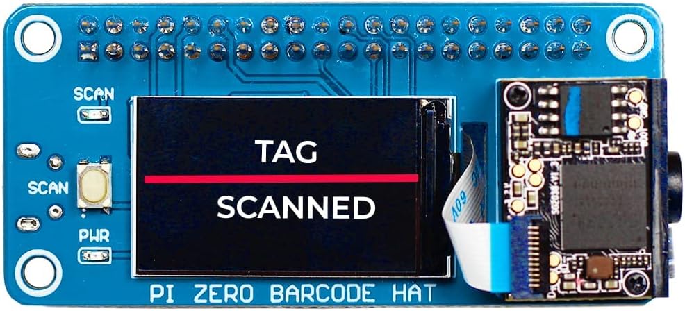 Amazon.com: sb components Zero Barcode HAT for Raspberry Pi 1D/2D Codes ...
