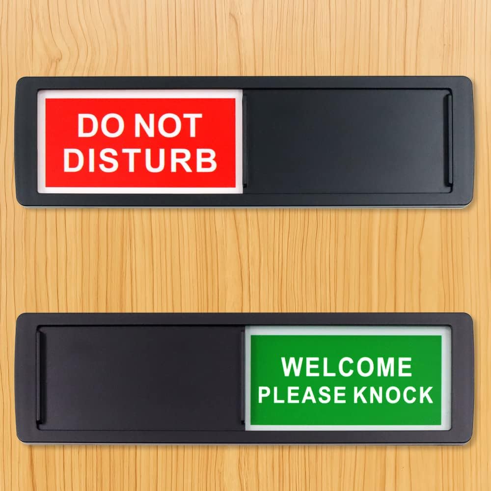 Do Not Disturb Office Door Sign - 6 Rotating Statuses - 6" Diameter ...
