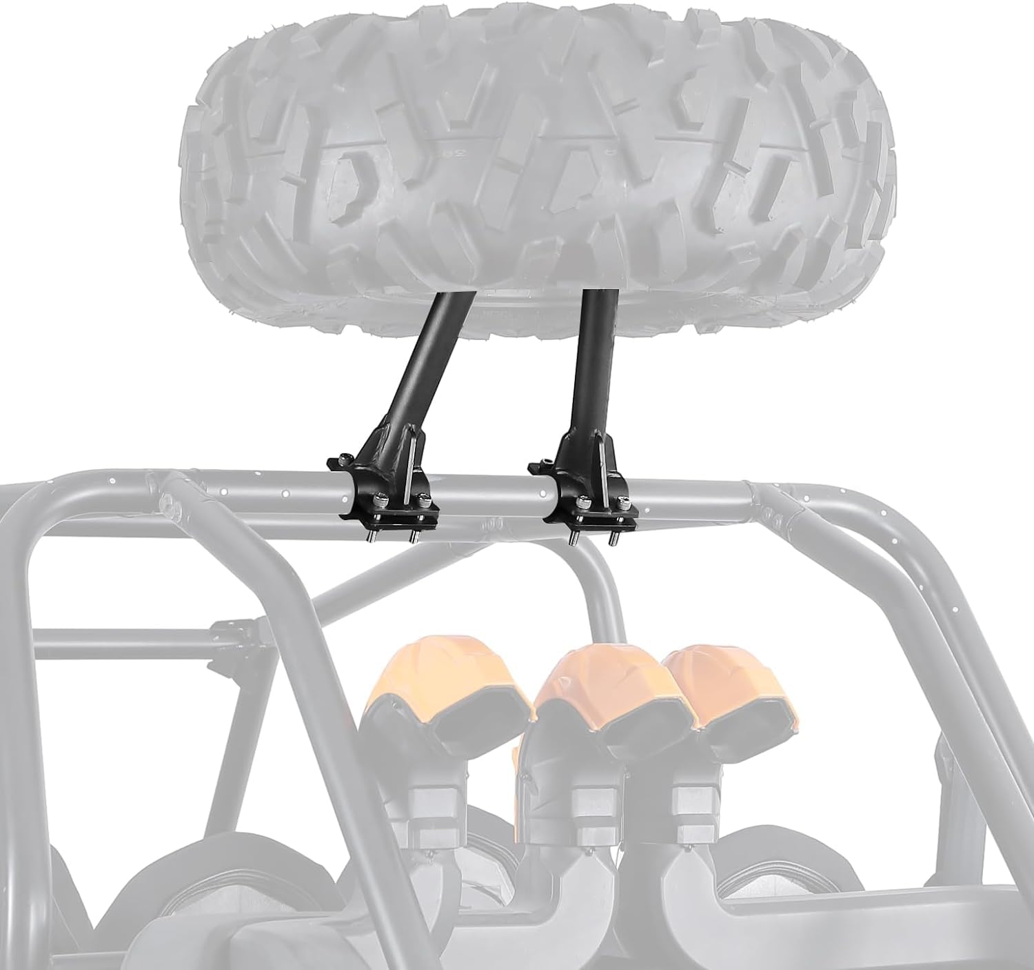 Amazon.com: KEMIMOTO UTV Spare Tire Holder Spare Tire Mount Compatible ...