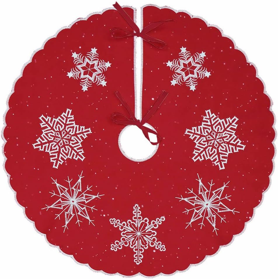 Amazon.com: Simhomsen Small Mini Christmas Holiday Embroidered ...