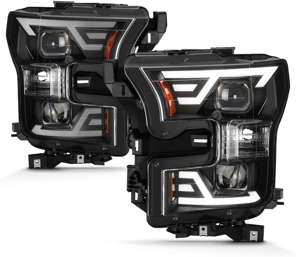 Amazon.com: Spec-D Tuning Black Smoke Projector Headlights LED ...