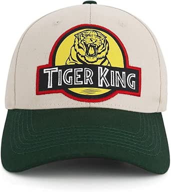 PopCrew Tiger King Hat - Exotic Zoo Animal Park Ranger Safari Baseball ...
