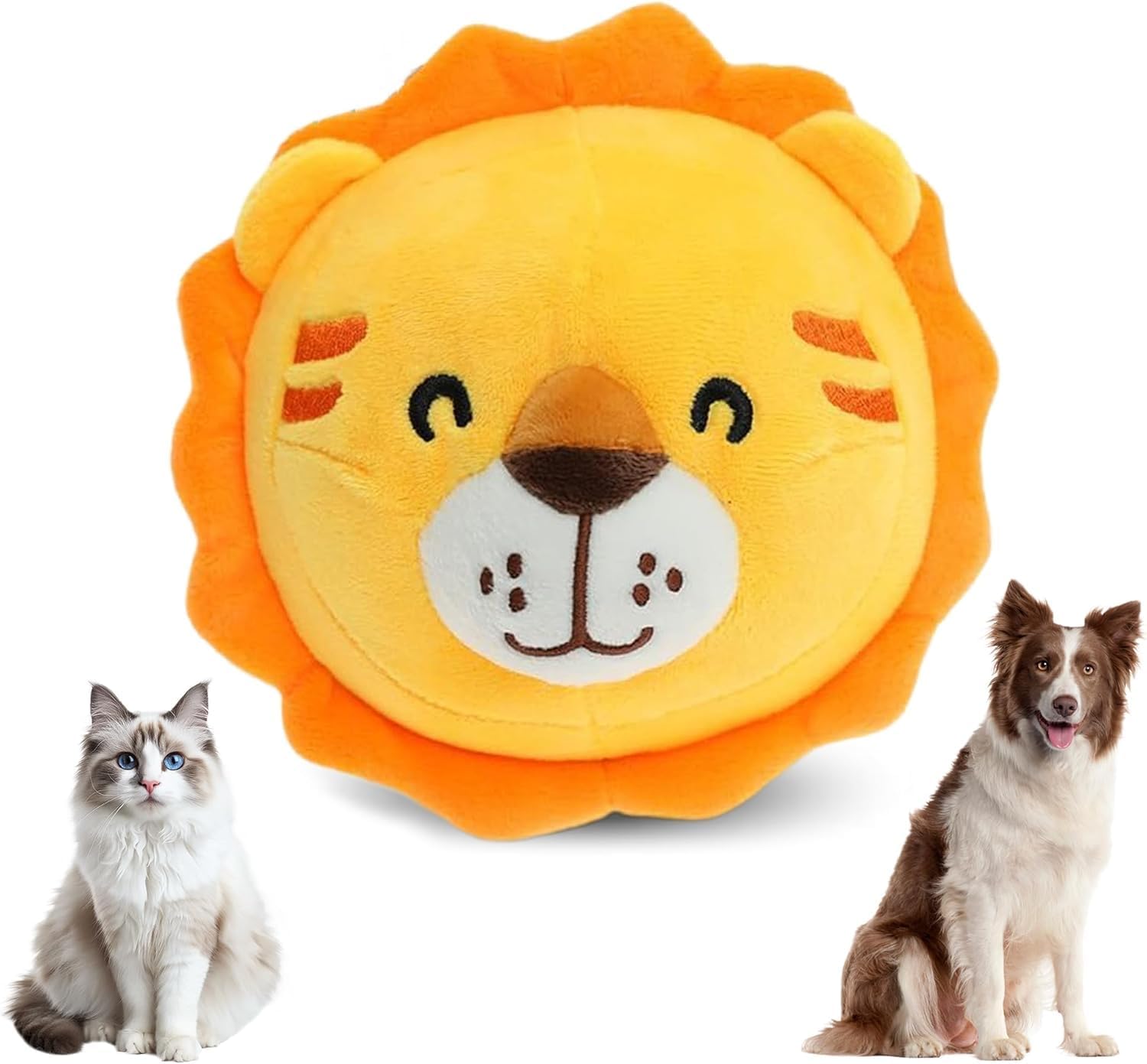 Amazon.com: RUINXXT Active Moving Pet Plush Toy, 2026 Upgrade Squeaky ...