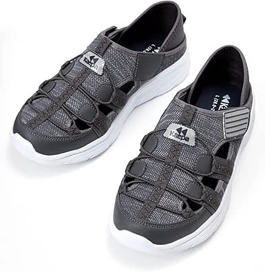 Amazon | [ニッセン] Kaepa（ケイパ） メンズサマーシューズ グレー/ネイビー M・25.0~26.0cm | nissen(ニッセン) | スニーカー