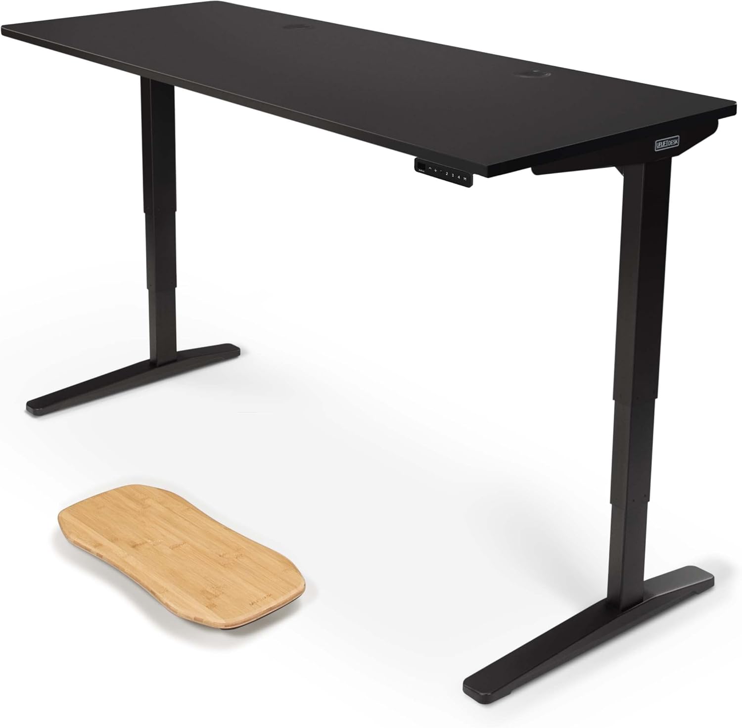 Amazon.com: UPLIFTDESK V2 2-Leg Black Laminate Wood Standing Desk ...