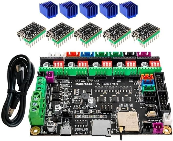 MKS TinyBee V1.0 3D Printer Motherboard ESP32 WIFI MCU 32bit TFT Screen wifi function WEB ...