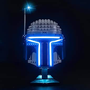 Amazon.com: BrickBling LED Light Compatible with Lego Jango Fett Helmet ...