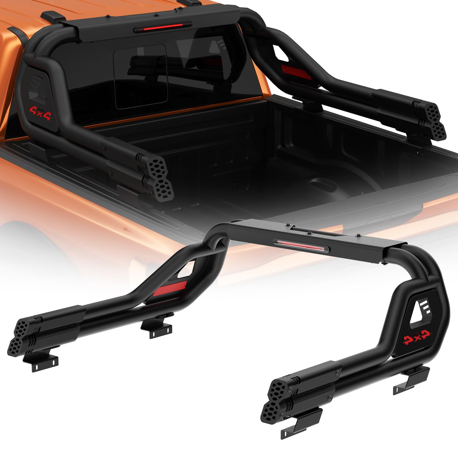 Amazon.com: Universal Truck Bed Roll Bars, Adjustable Chase Rack Sport ...