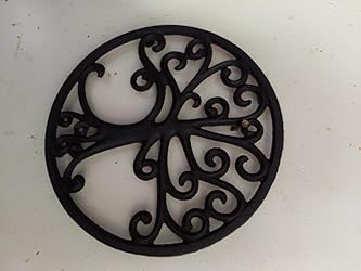 Amazon.com: gasaré, Cast Iron Trivet for Hot Dishes, Pots, and Pans ...
