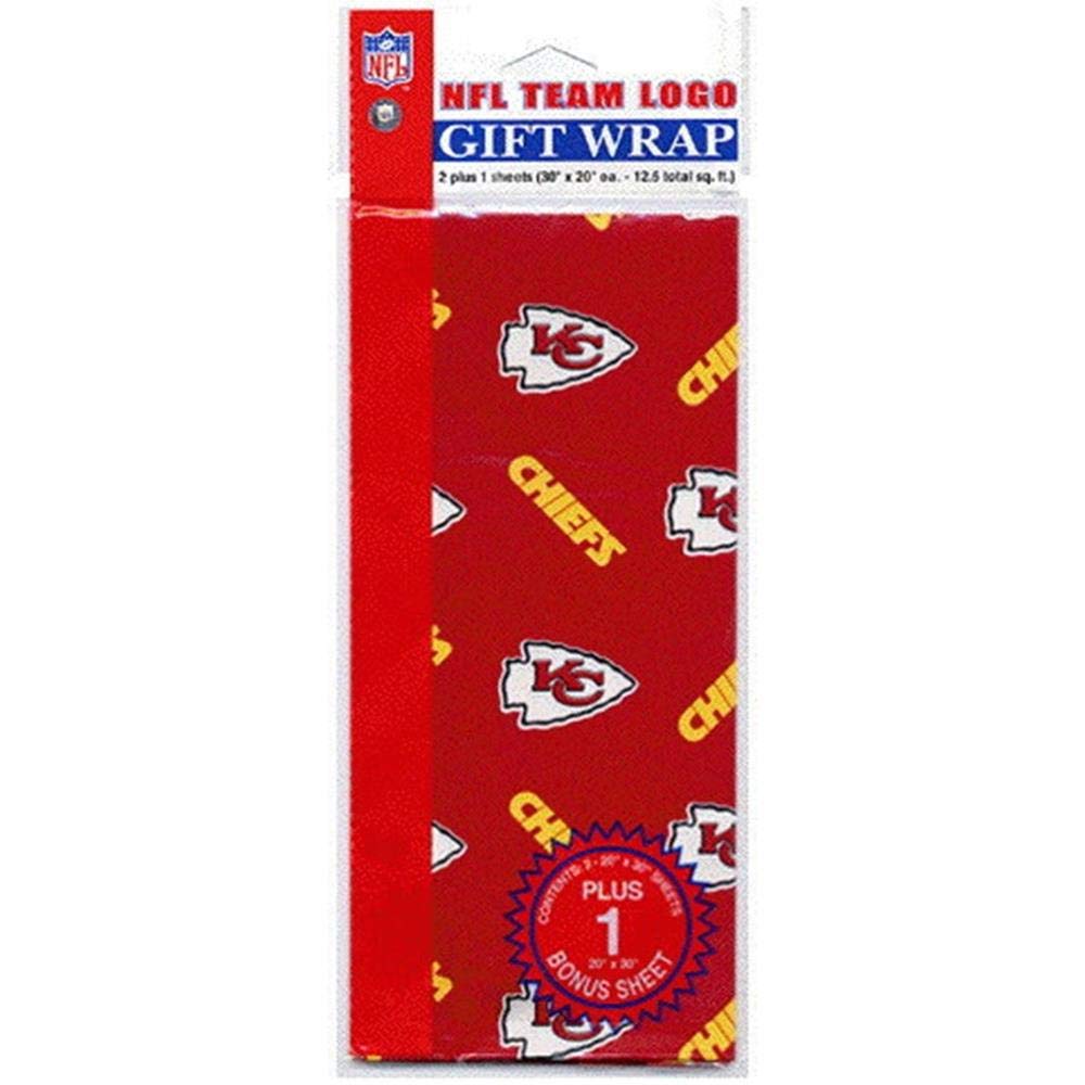 NFL Kansas City Chiefs Wrapping Paper : Amazon.in: Home & Kitchen