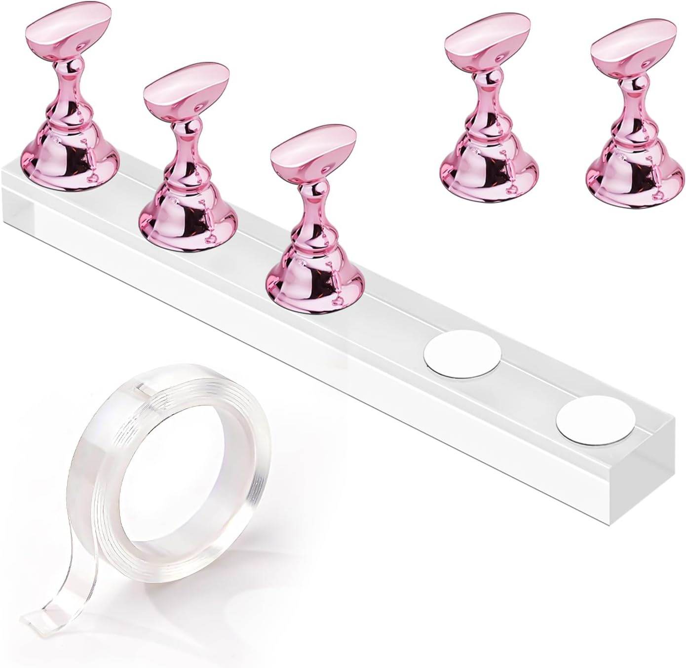 Amazon.com: Makartt Nail Stand for Press On Nails Display Practice Art ...