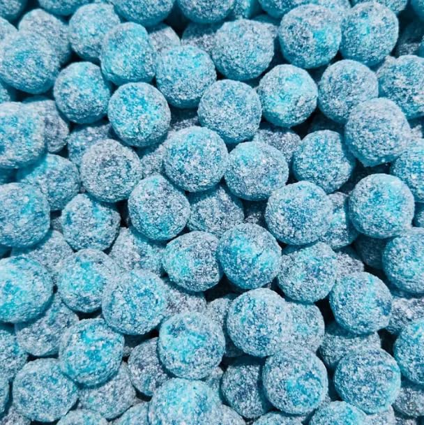 Amazon.com : Sour Raspberry Candy - Extremely Sour Fizzy Hard Candy ...