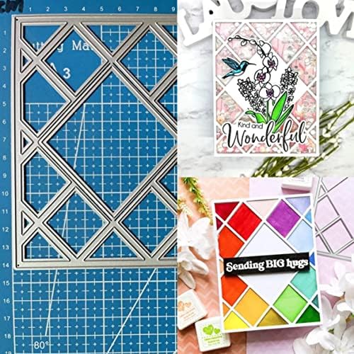 6 Pcs Vintage Torn Rectangle Frame Stitched Cutting Dies,Letmefun Metal ...