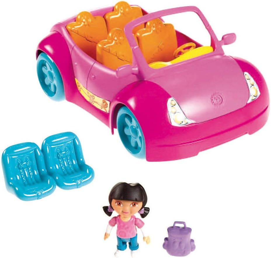 Amazon.es: Dora la Exploradora - Coche Aventuras de Dora, Juguete para ...
