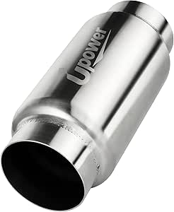 Amazon.com: UPOWER 3" Inlet&Outlet Exhaust Resonator,9" Overall Length ...