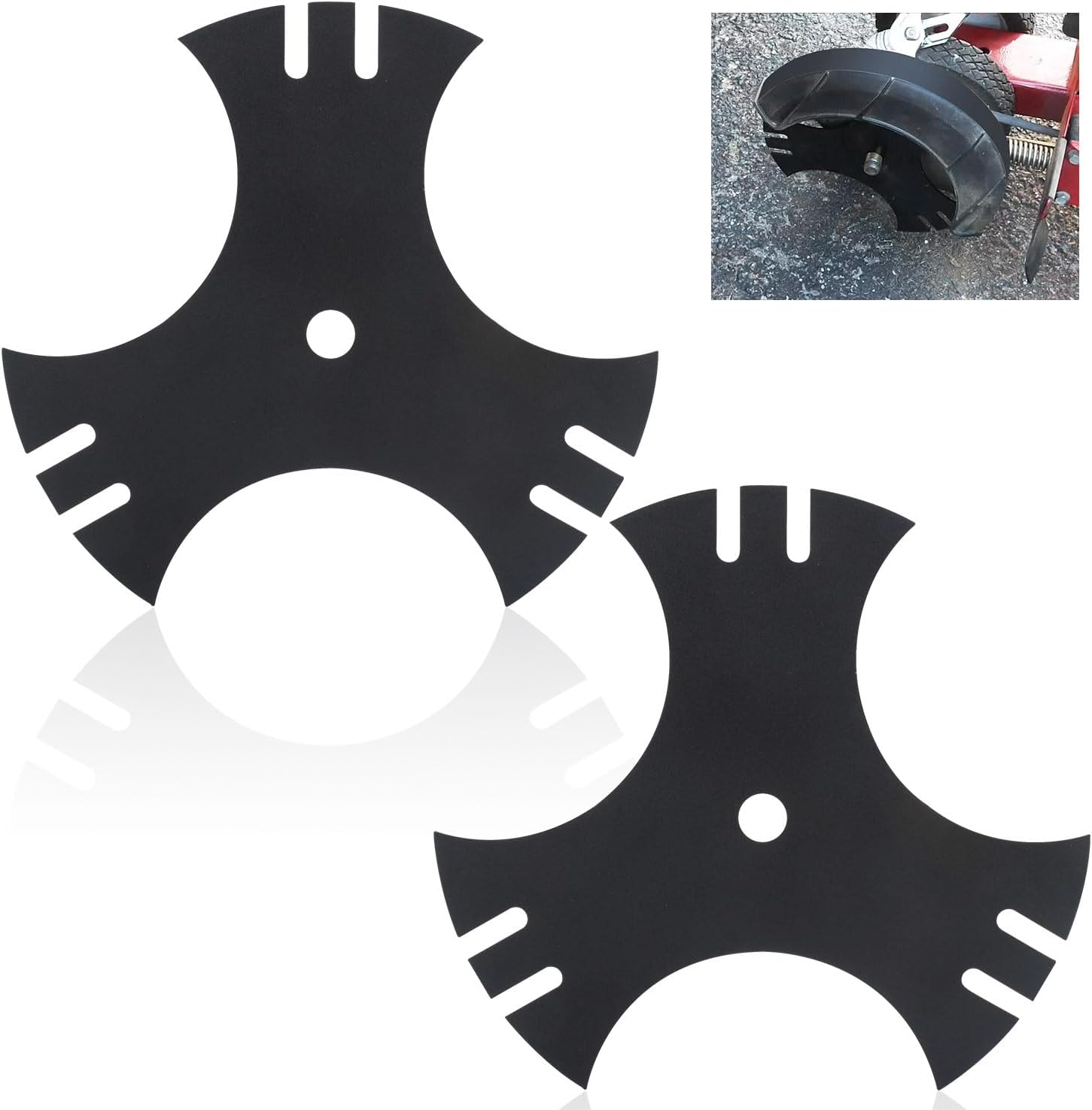 Amazon.com : 3-Pack 9 inch 71-85755 Edger Blade (1/2 inch Center Hole ...