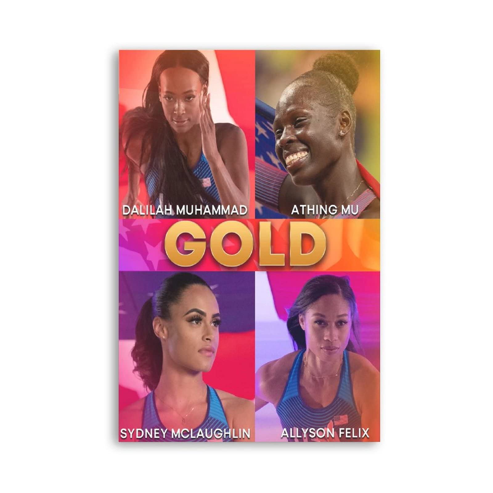 Allyson Felix And Sydney Mclaughlin And Dalilah Muhammad And Athing ...