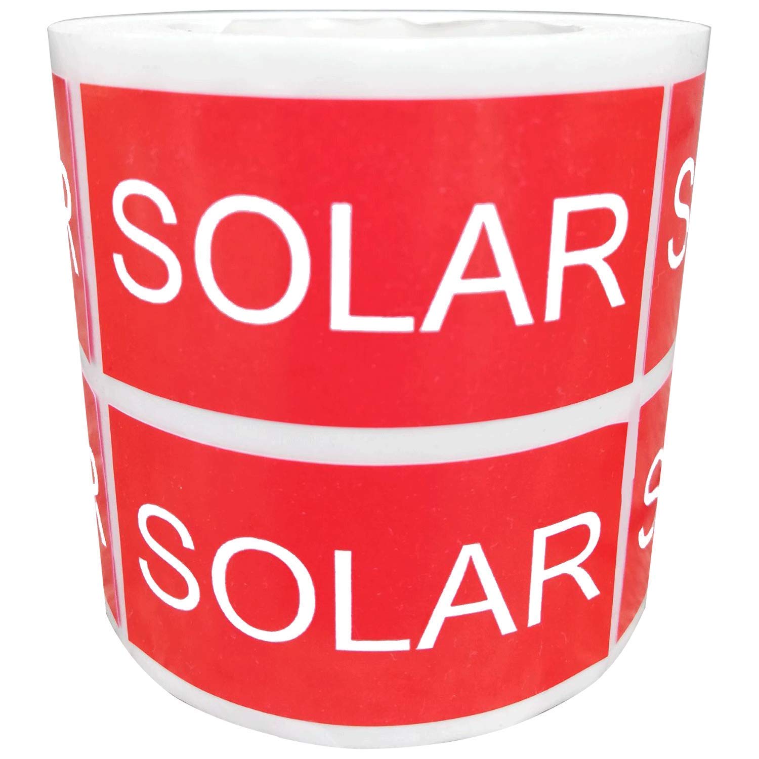 Amazon.com: Solar Labels - Warning Stickers Safety Labels - Solar Logo ...