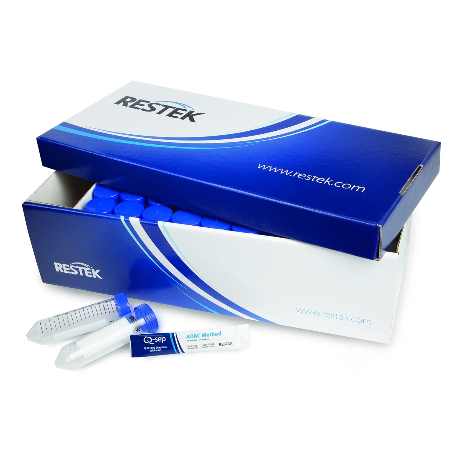 RESTEK 25852 Q-sep QuEChERS Extraction Kit with 50mL Centrifuge Tube ...