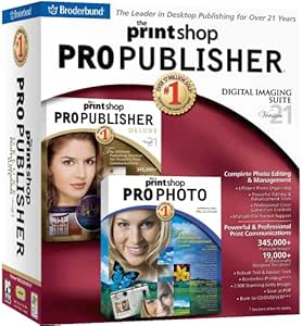 Amazon.com: Print Shop 21 Pro Publisher Deluxe Digital Imaging Suite