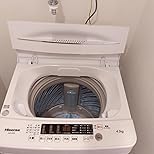 Amazon.co.jp: ハイセンス 全自動 洗濯機 6kg ホワイト HW-K60J 最短14分洗濯 真下排水 一人暮らし 二人分のお洗濯 予約機能 スリム 風乾燥 強力洗浄 : 大型家電