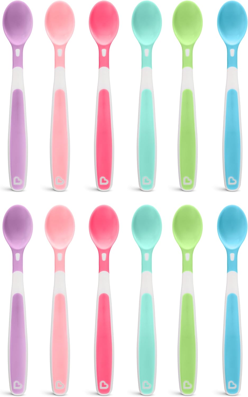 Munchkin Soft Tip Toddler & Baby Spoons| Baby Weaning Spoons Set with ...