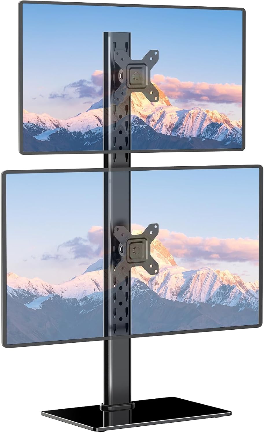 Amazon.com: WALI Vertical Dual Monitor Stand, Universal Monitor Mount ...