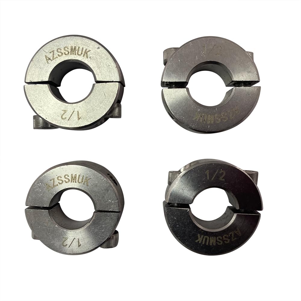 Snapklik.com : AZSSMUK Bore 1/2 Double Split Shaft Collar Stainless ...