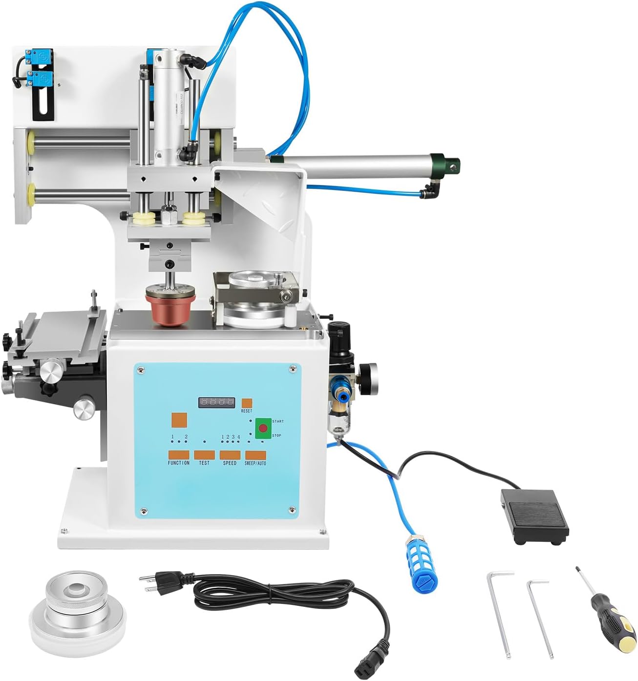 Amazon.com: Pad Printing Machine, 110V Pneumatic Single-Color Ink Pad ...