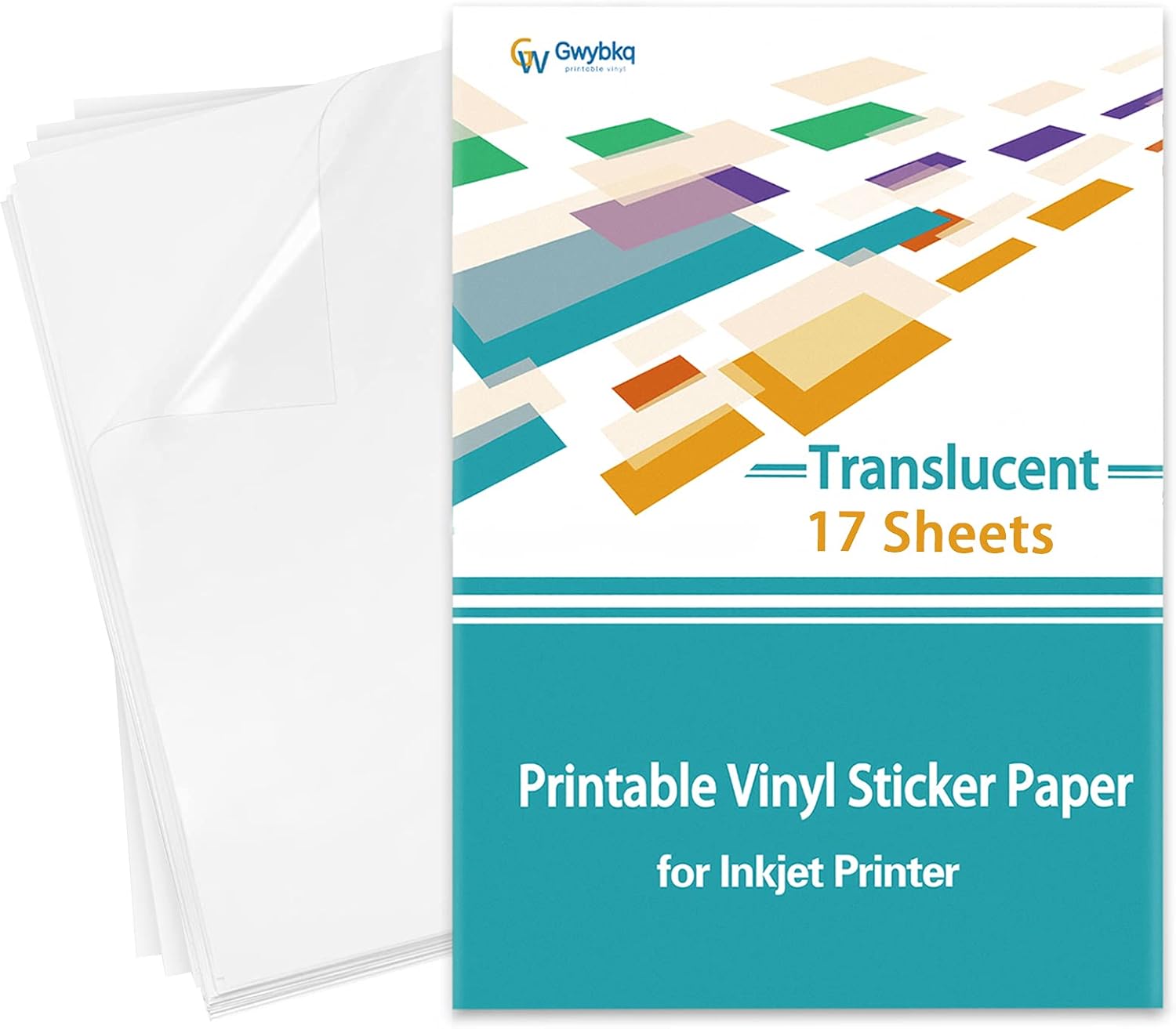 Buy Printable Vinyl Sticker Paper For Inkjet Printer 17 Sheets Premium