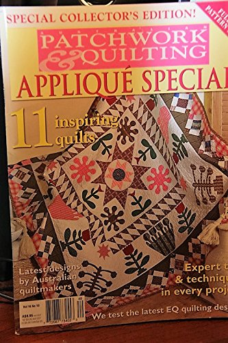 Australian Patchwork & Quilting Applique Special Vol 16 No 10 (attached ...