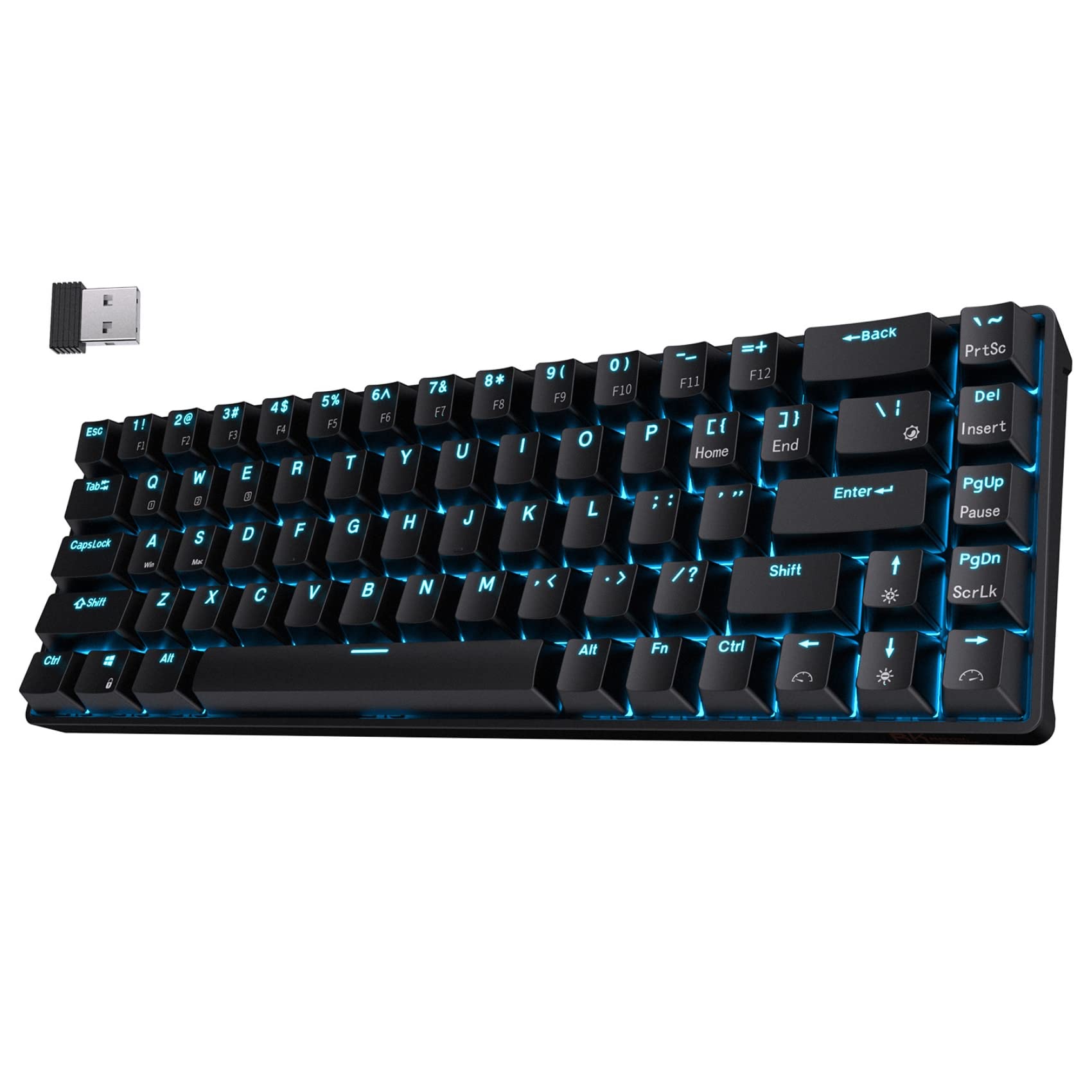 Buy RK ROYAL KLUDGE RK68 Hot-Swappable 65% Wireless Mechanical Keyboard ...