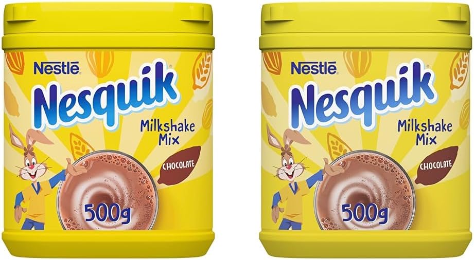Nesquik Chocolate Flavoured Milkshake Powder, For Milk, Fortified with ...