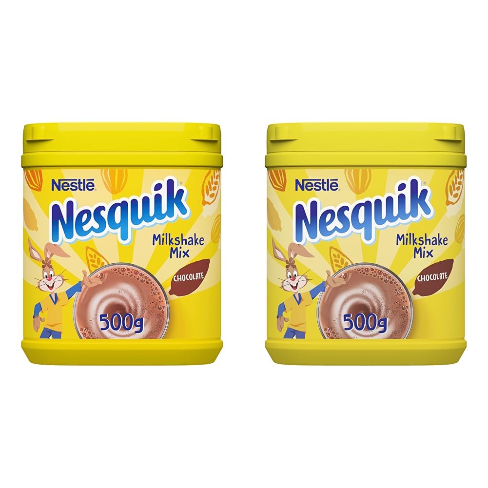 Nesquik Chocolate Flavoured Milkshake Powder, For Milk, Fortified with ...