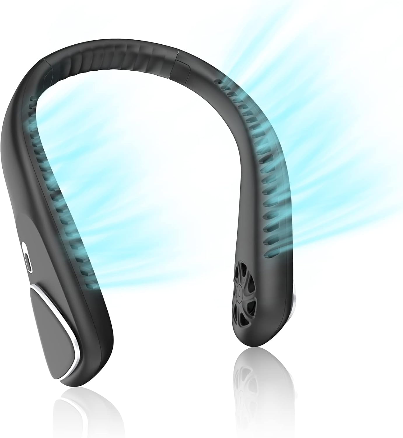 Amazon.com: Kternay Bladeless Neck Fan - 6000mAh Portable Neck Fan with ...