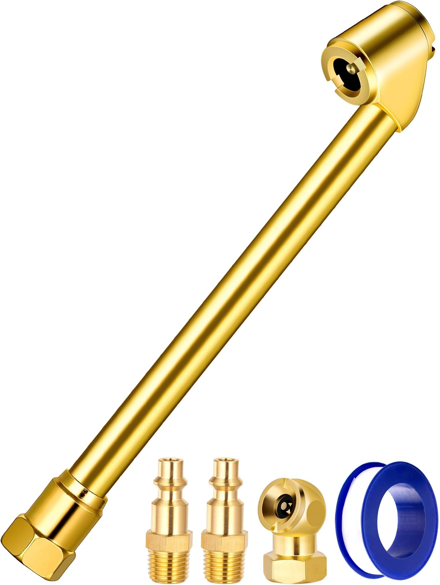 Amazon.com: LUMITECO 5-Pack Dual Head Air Chuck Set, 1/4 Inch Female ...