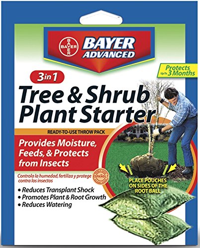 BAYER Advanced 3-In-1 Tree & Shrub Plant Starter - Throw-Pack : Amazon ...