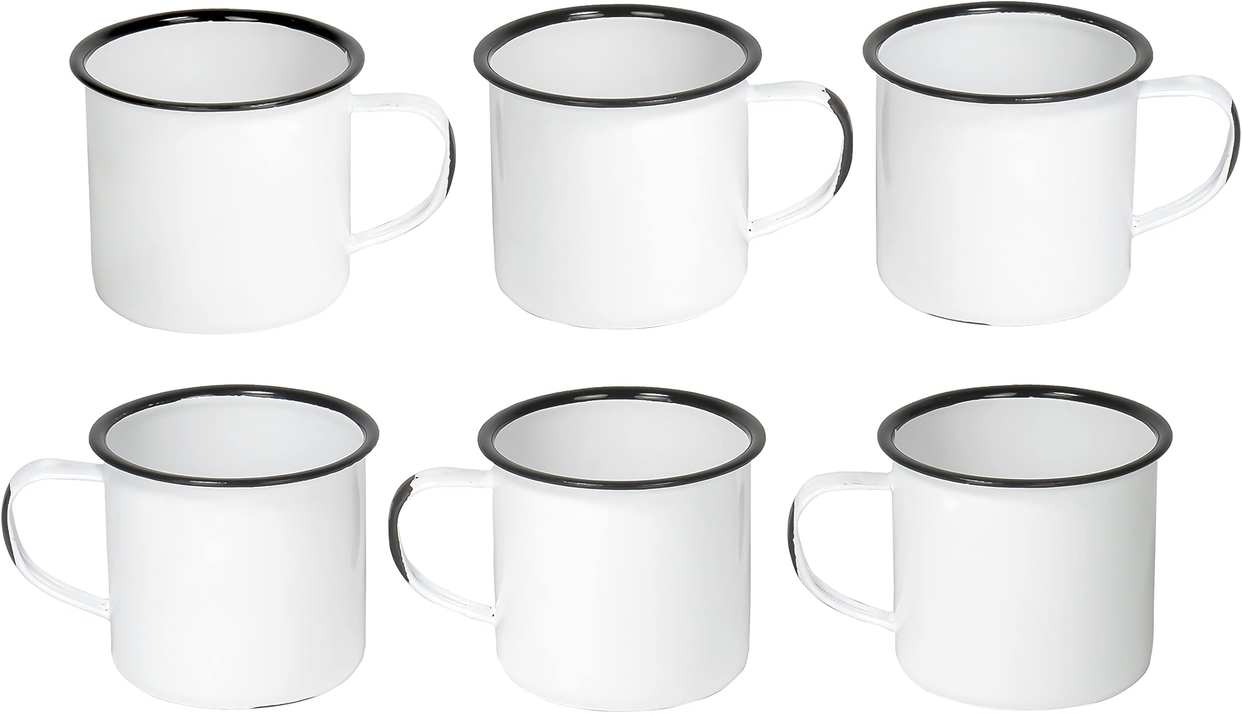 Amazon.com: Marble Creek Ceramic Campfire Mug, 15oz - Set of 4 (White ...