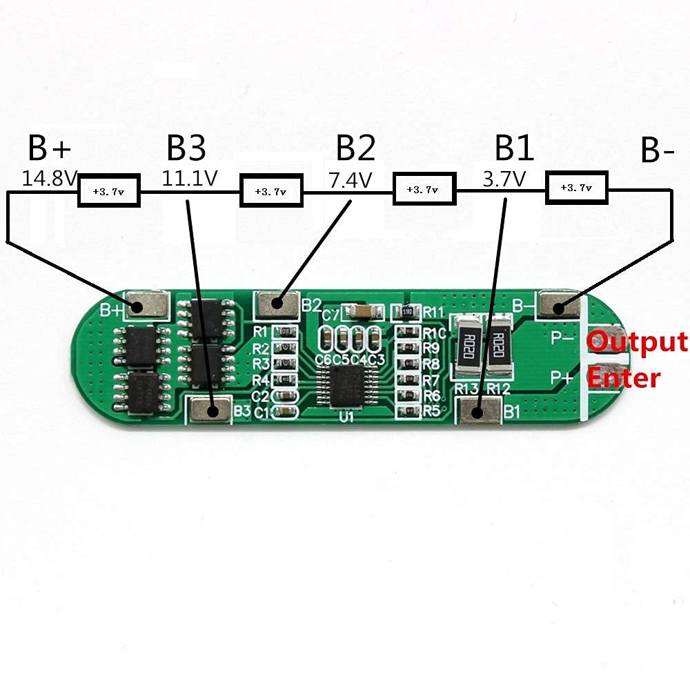 Yjdszd New Perfect 4s 6a 16v Li Ion 18650 Bms | Desertcart INDIA