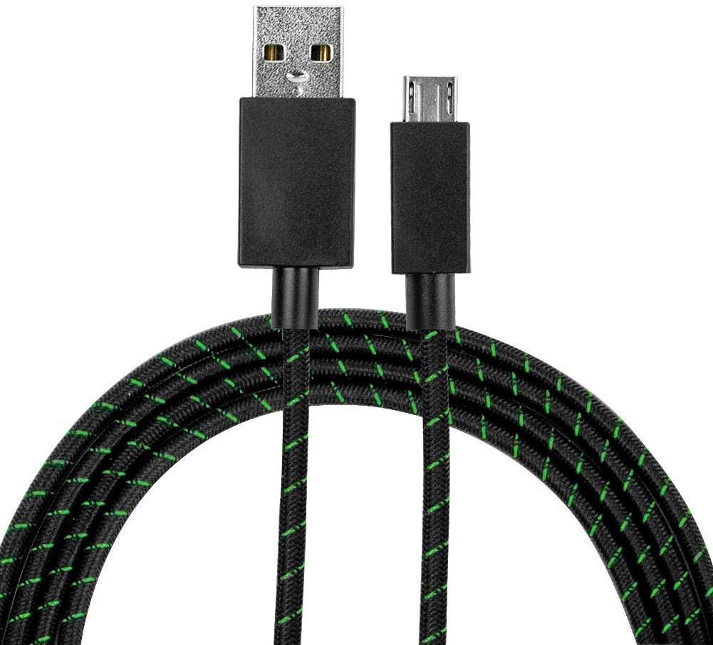 Amazon.com: New OEM 9FT Braided Micro USB Charging Cable for Microsoft ...