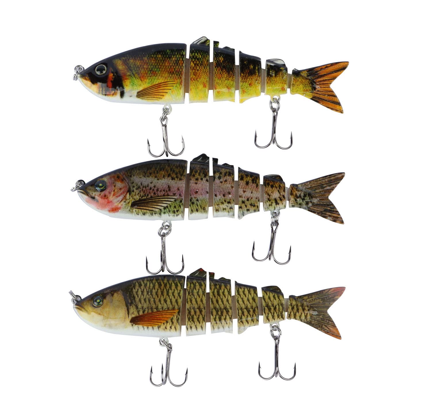 Wazhyoli Fishing Lures Full Swimming Layer Multi Jointed Swimbaits ...