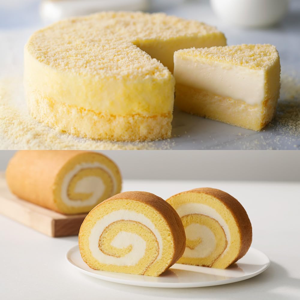 Amazon.co.jp: 【ルタオ LeTAO】[2個セット] ドゥーブルフロマージュ ジャージーミルクロール 各1個 チーズケーキ ロールケーキ : 食品・飲料・お酒